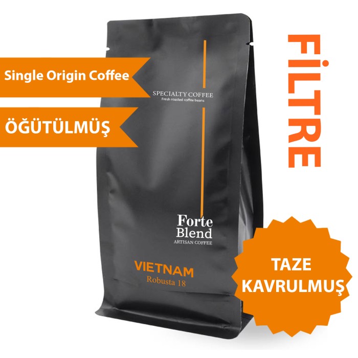 Forte Blend Vietnam Robusta 18 Kahve 250 GR - Filtre Kahve Makinası ...